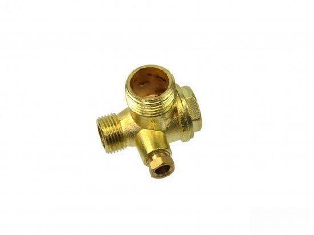 Vazdušni nepovratni ventil za kompresor – 1/2" x 3/8" x 1/4" Cena: 700