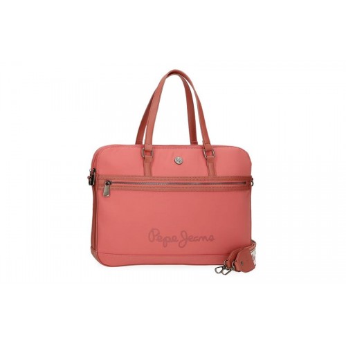 PEPE JEANS Torba za laptop koralna