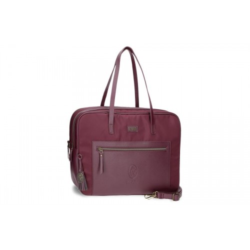 EL POTRO Torba za laptop bordo