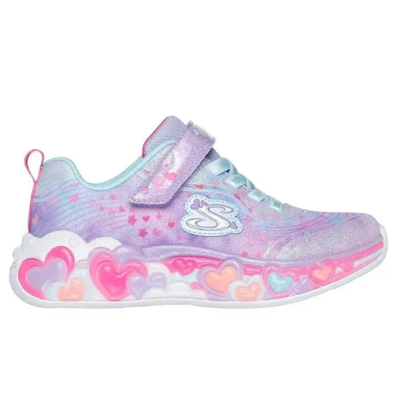 Skechers Patike za devojčice Eternal Heart Lights, Lavanda