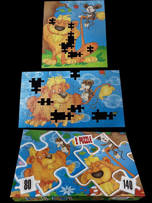 PUZZLE 80, 140 Lav i miš
Šifra: 1893 JM: kom