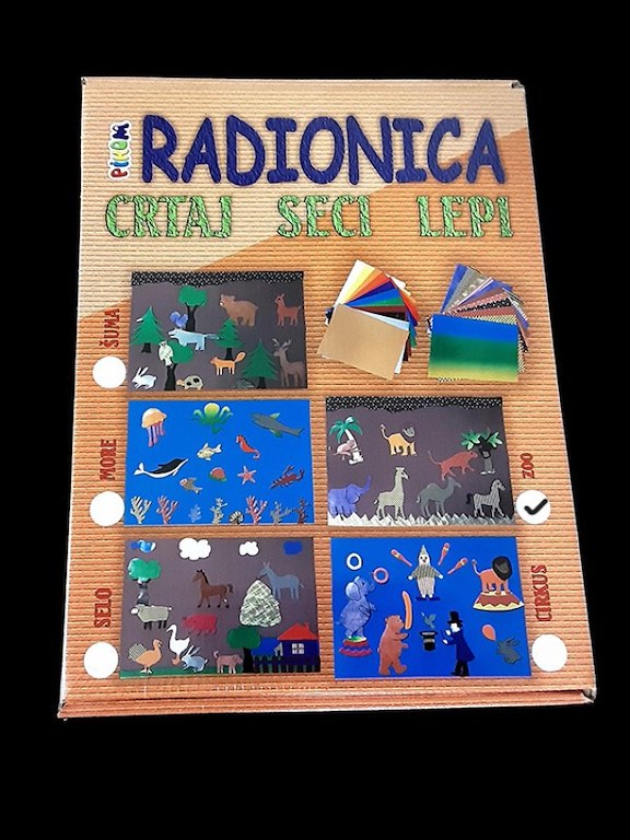RADIONICE crtaj seci lepi ZOO
Šifra: 1303 JM: KOM