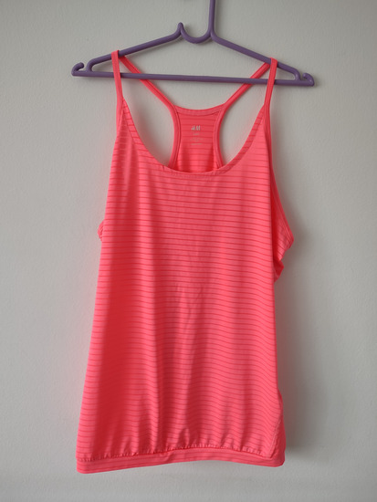 H&M neon roze sportska majica