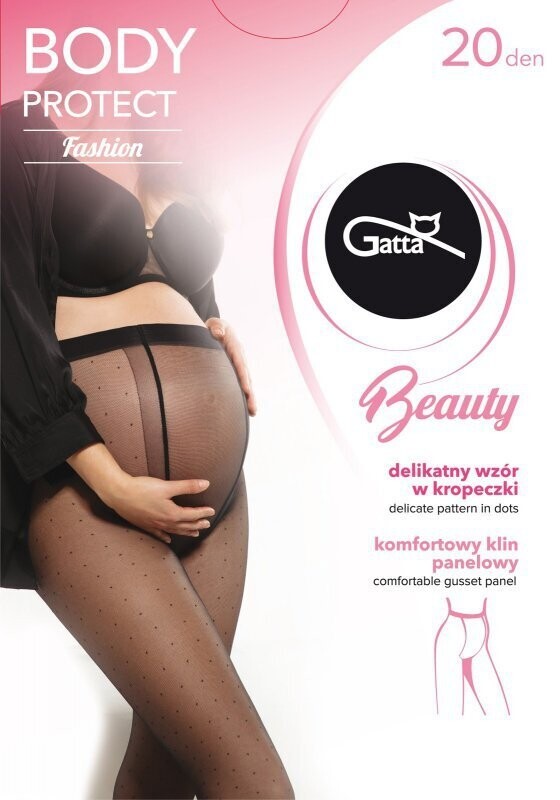 BODY PROTECT DOTSY – Trudničke čarape 20 DEN-a