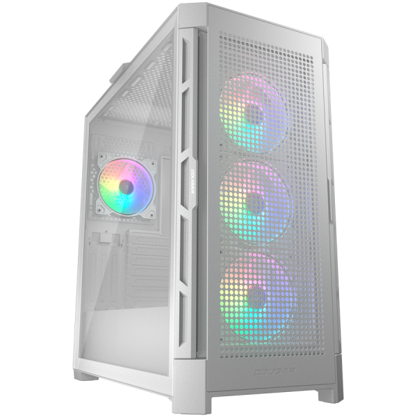 COUGAR DUOFACE PRO RGB PC Case, Mid Tower, White ( CGR-DUOFACE PRO RGB W )