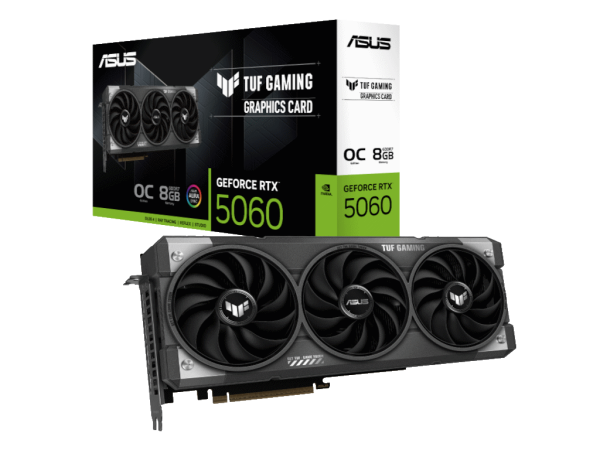 Grafičke karte ASUS TUF-RTX5060-O8G GAMING NVD/8GB/GDDR7/128bit/crna (TUF-RTX5060-O8G-G)
