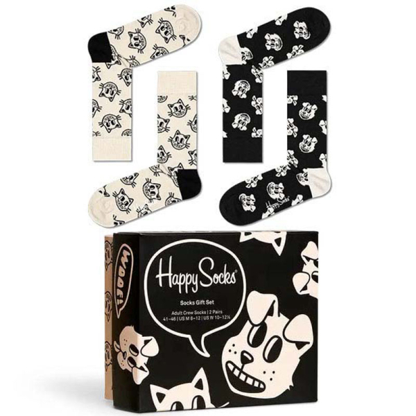 HAPPY SOCKS LFS XPTS02_9100 CARAPE 2-PACK PETS SOCKS GIFT SET ZA ŽENE