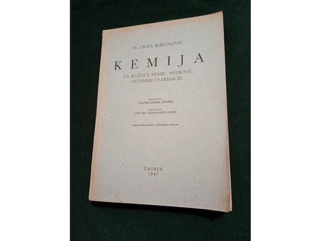 Kemija dr. Fran Bubanović