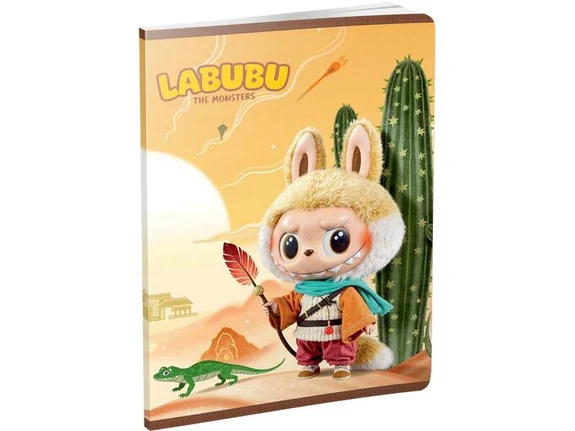 Moja Knjižara Sveska meka karo set od 10 komada Trendy Labubu A4/52