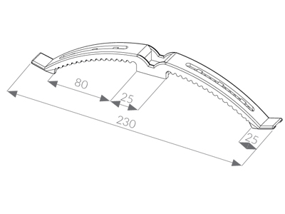 NOSAČ KABLA DVOREDNI