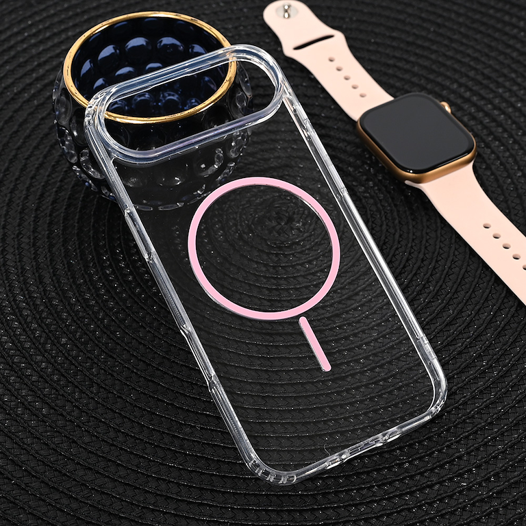 Zastitna maska (futrola) Magsafe Color Line - iPhone 17 Air roze