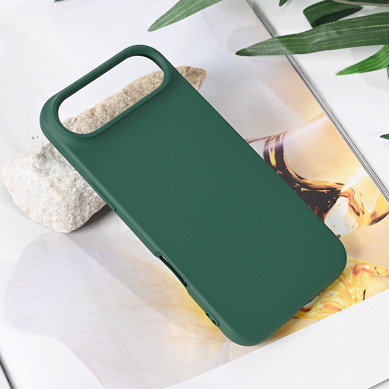 Zastitna maska (futrola) Teracell Soft Velvet - iPhone 17 Air tamno zelena