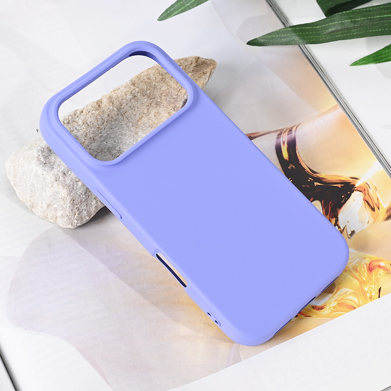 Zastitna maska (futrola) Teracell Soft Velvet - iPhone 17 Pro ljubicasta