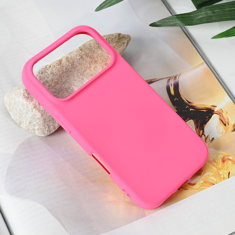Zastitna maska (futrola) Teracell Soft Velvet - iPhone 17 Pro pink
