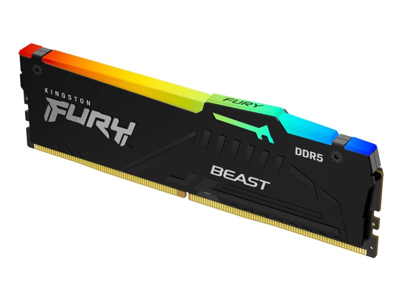KINGSTON DIMM DDR5 64GB 5600MT/S KF556C36BBEA-64 FURY BEAST RGB EXPO