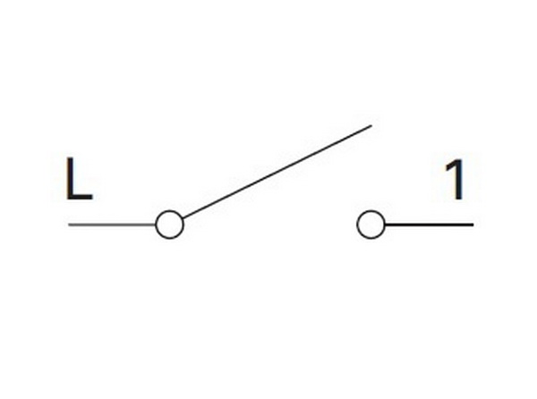 SKLOPKA 1P BEZ TIP. 16A 1M
