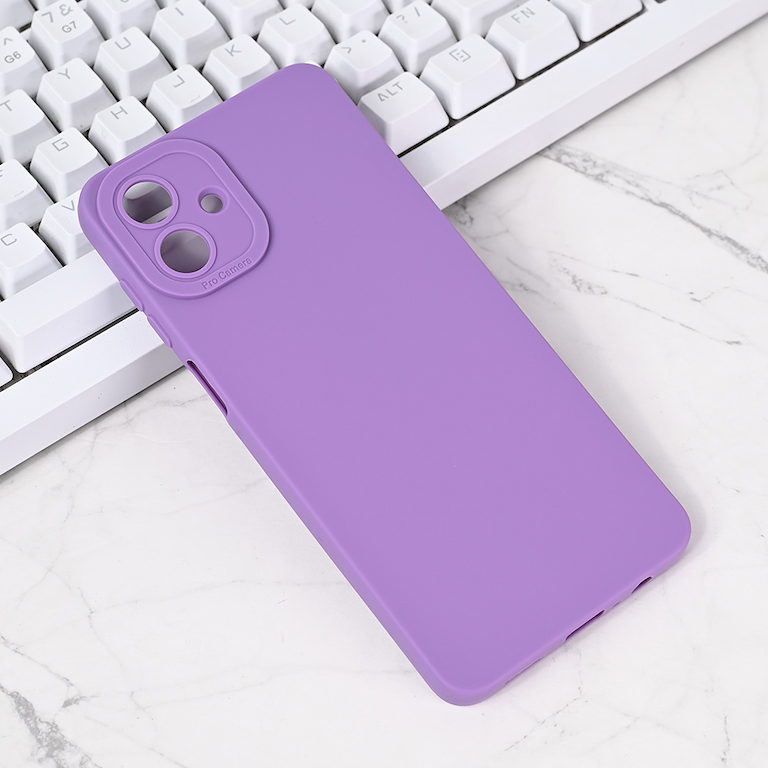 Zastitna maska (futrola) Silikon Pro Camera - Samsung A075F Galaxy A07 4G ljubicasta