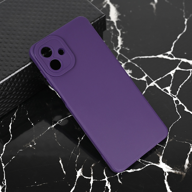 Zastitna maska (futrola) Teracell Giulietta - Samsung A075F Galaxy A07 mat tamno ljubicasta