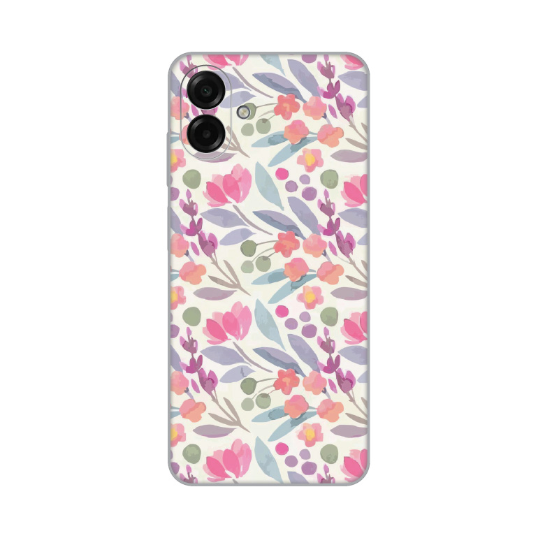 Zastitna silikonska maska (futrola) PRINT - Samsung A075F Galaxy A07 Watercolor Flowers
