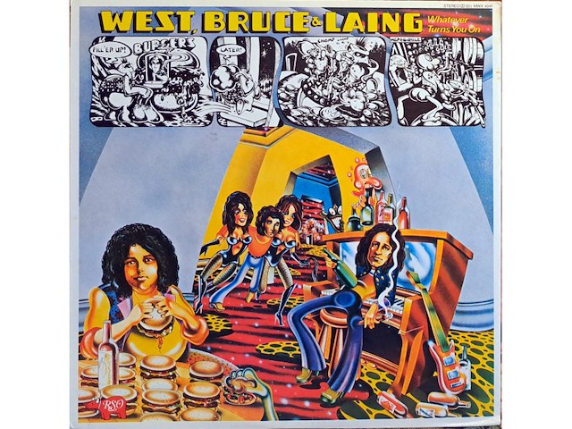 LP*: WEST, BRUCE &; LAING - WHATEVER TURNS (JAPAN `80) M