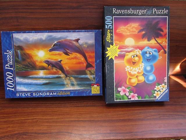 Dve puzzle (Ravensburger + Spiel Spass) - Videti opis!