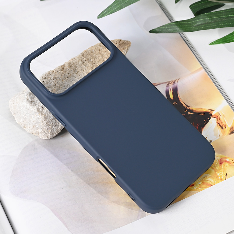 Futrola Teracell Soft Velvet za iPhone 17 Pro Max 6.9 tamno plava