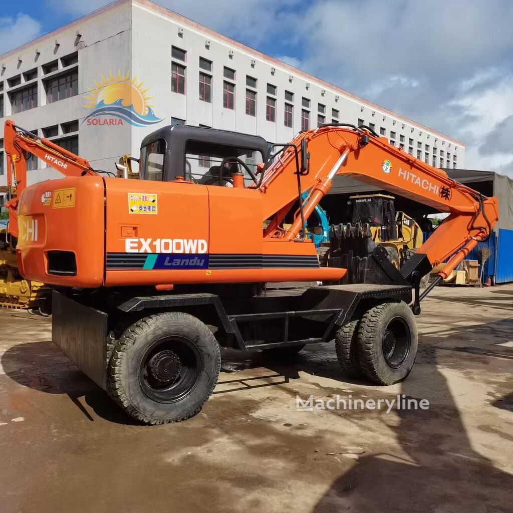 Hitachi EX100WD bager točkaš