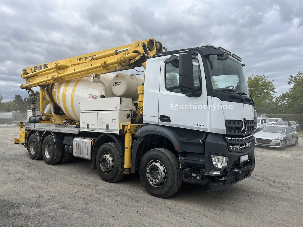 Schwing S26 - P1020 na šasiji Mercedes-Benz Arocs 3243 Schwing 26m pumpa za beton