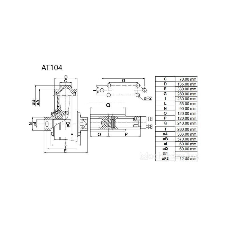 AT104D upravljački točak za Liebherr R911 R921 R925 bagera