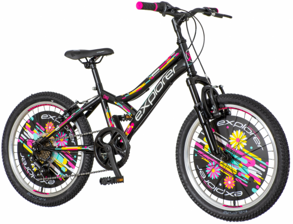 EXPLORER Dečji bicikl DEY201 Daisy 20inch/11inch crna