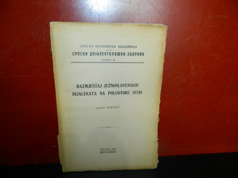 Razmeštaj južnoslovenskih dijalekata na poluotoku Istri