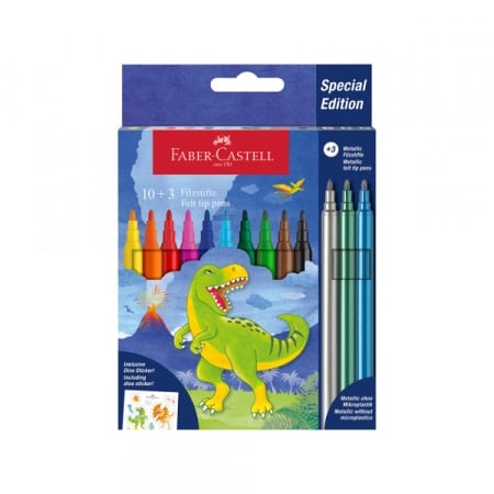 Faber Castell 1/10+3 Dinosaur 554214 Flomaster školski ( K678 )