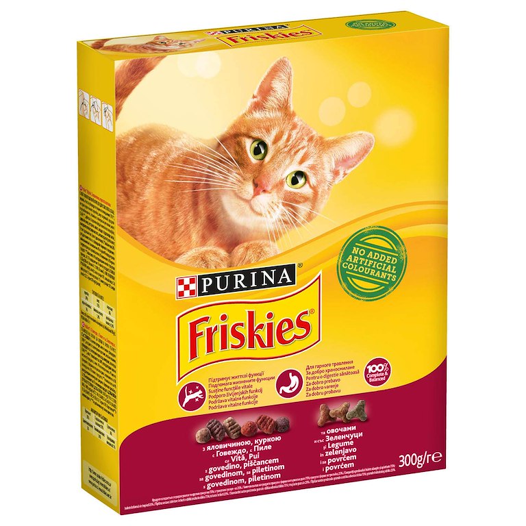 Purina Friskies potpuna hrana za kucne ljubimce za odrasle macke sa piletinom 300 g
