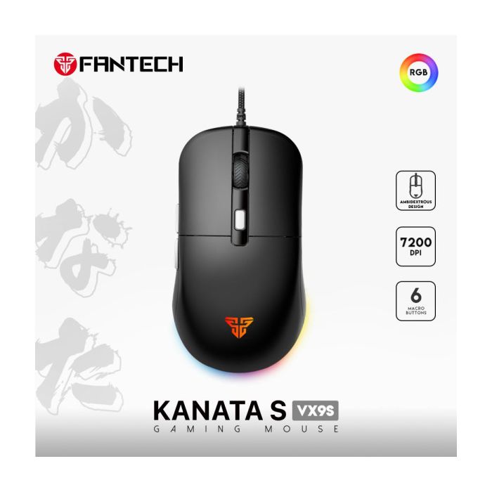 Miš USB Fantech VX9S Kanata S crni