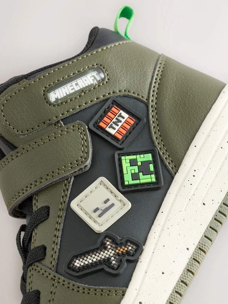 Khaki Zeleno - Minecraft High Top Treneri