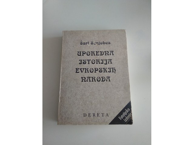 Šarl Senjobes - Uporedna istorija Evropskih naroda
