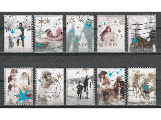 Netherlands, Holandija-2004-December Stamps 2004