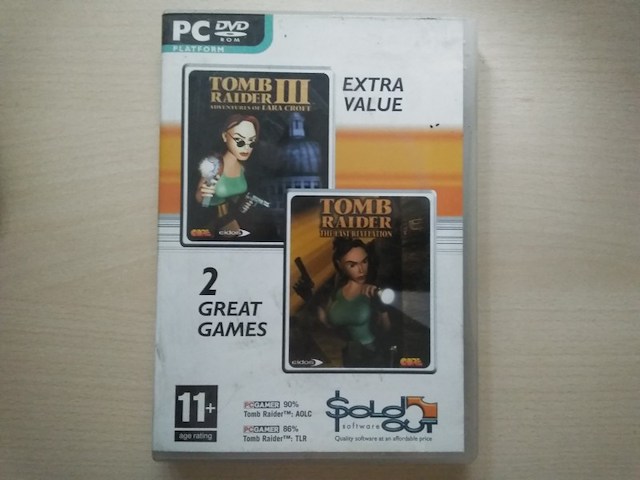 TOMB RIDER III / TR The Last Revelation pc dvd-rom