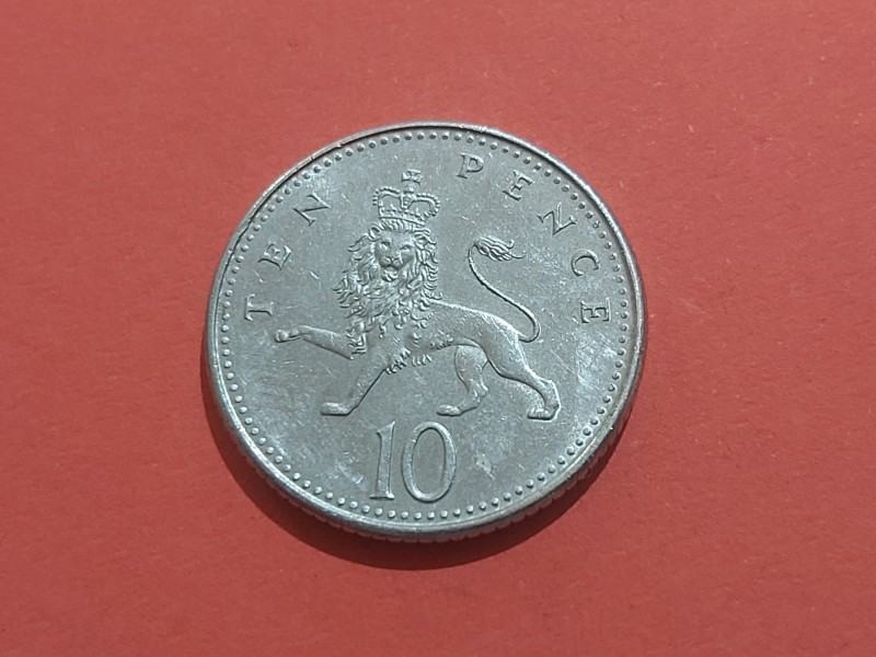 Britanija - 10 pence 1992 god