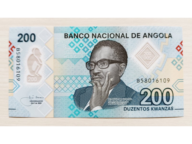 Angola 200 kwanzas. 2020 godina