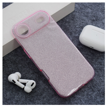 Maska Crystal Dust za iPhone Air pink