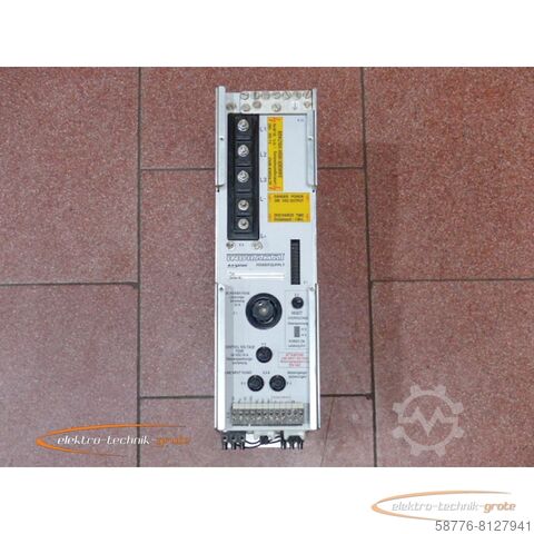 Komponenta indramata
Indramat TVM 2.1-50-220/300-W1-220/380 AC. Servo Power Supply generalüberholt mit 12 Monaten Gewährleistung