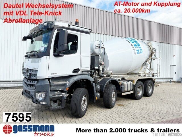 Mobilna betonara
Mercedes-Benz Arocs 3240 8x4, 9 cbm Liebherr HTM 904 F