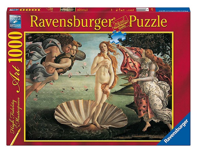 Ravensburger puzzle Art - Sandro Boticelli - The Birth of Venus 1000 delova