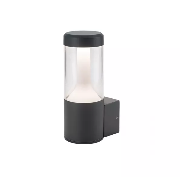 Spoljna zidna lampa LED 10W 3000K aluminijum grafit E276 Zambelis