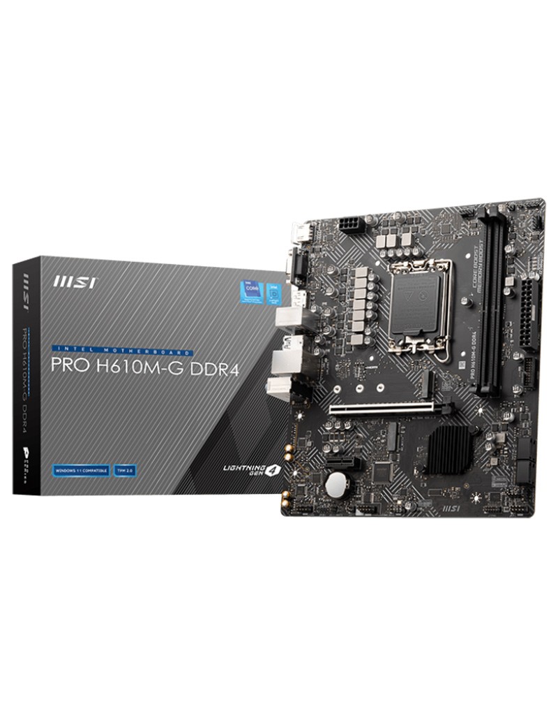 MSI PRO H610M-G DDR4