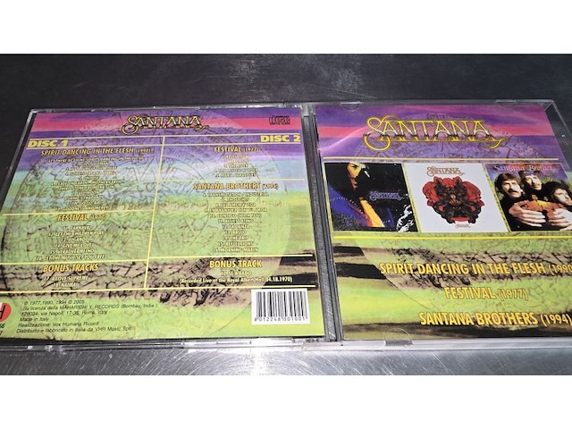 Santana, 3 albuma na 2CDa
