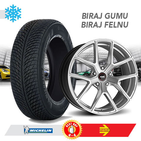 235/50 R19 SET Z MICHELIN + MOMO RF01 5/112