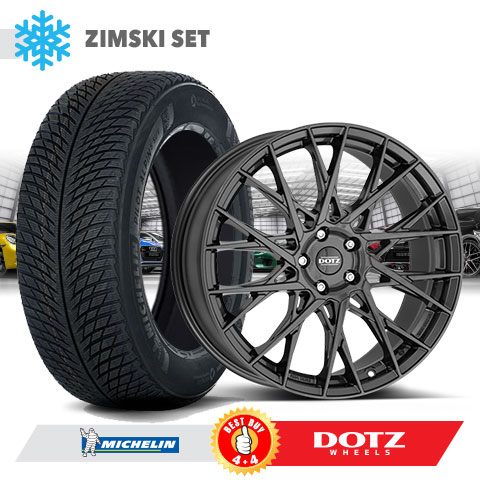 215/55 R18 SET Z MICHELIN + DOTZ FUJI GM 4/108