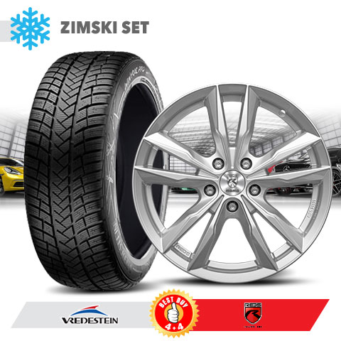 215/60 R16 SET Z VREDESTEIN + REDS FAS SIL 5/112